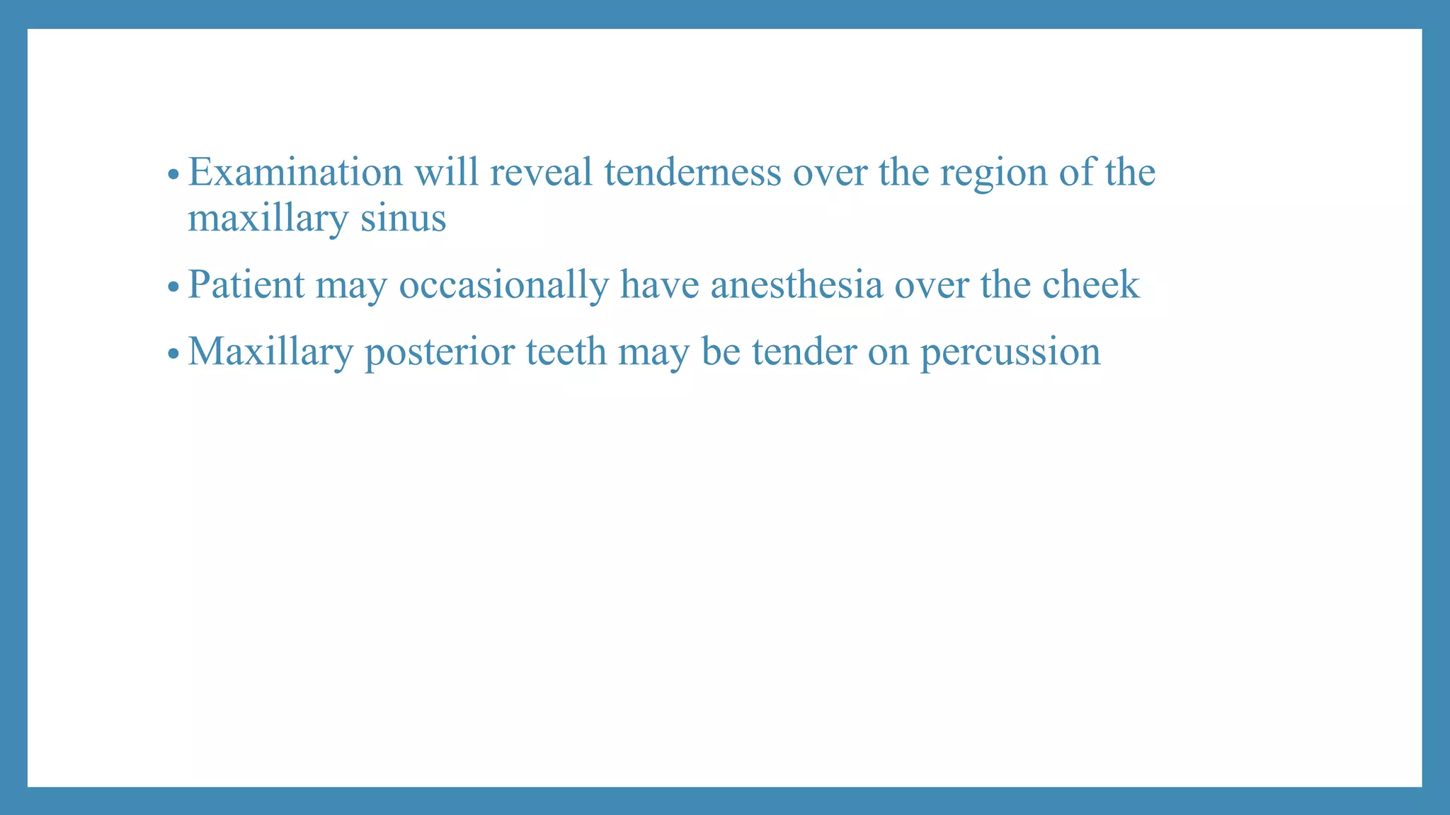 Maxillary sinus part 2 | PPTX