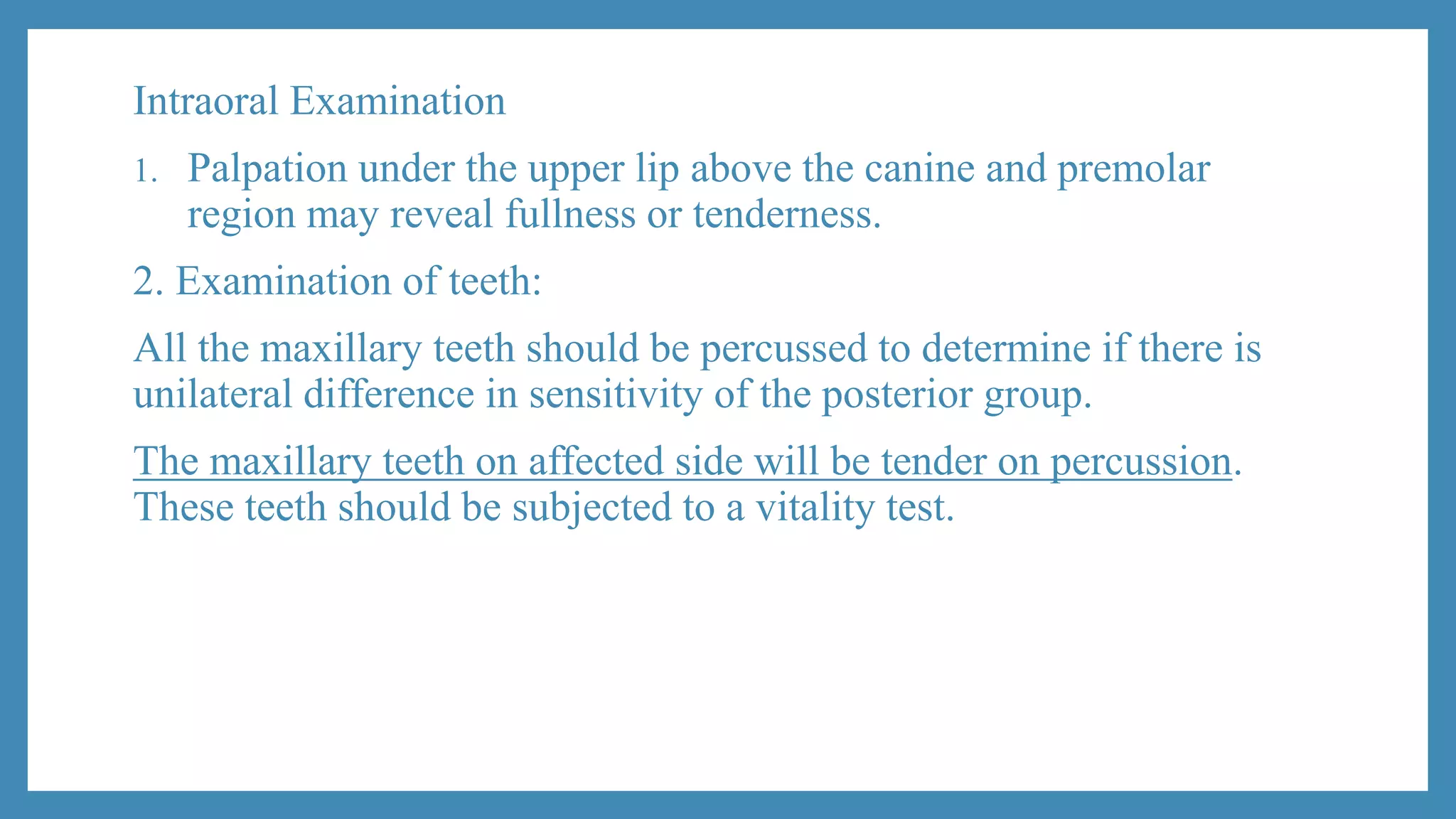 Maxillary sinus part 2 | PPTX