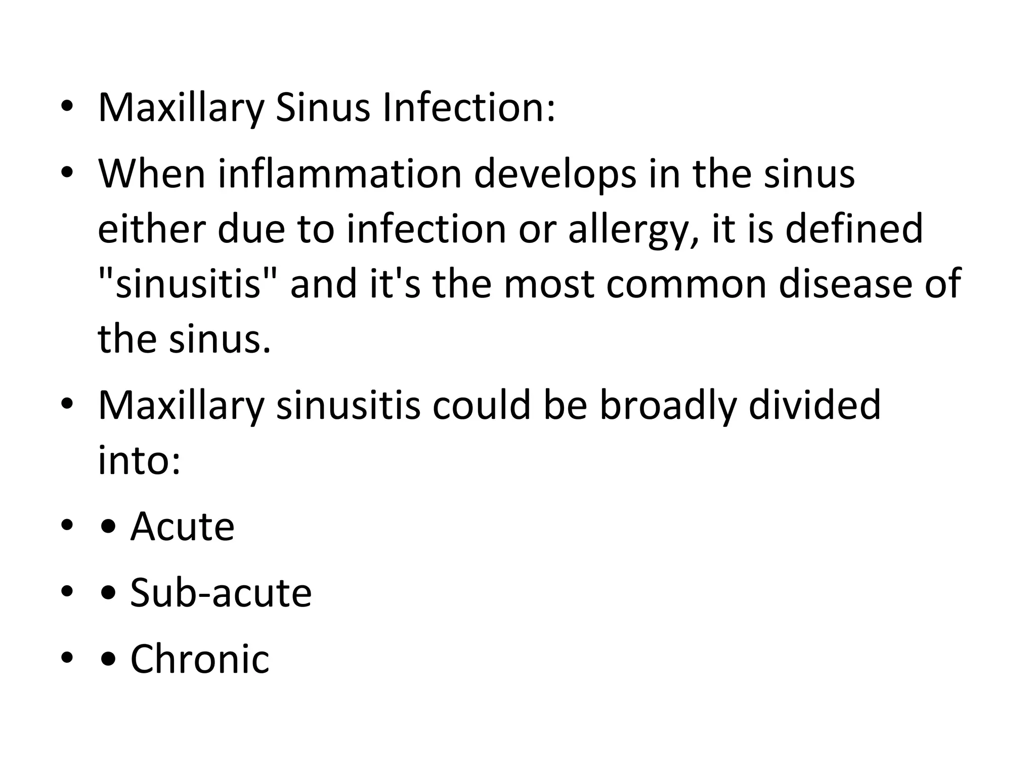 Maxillary sinus ppt | PPT