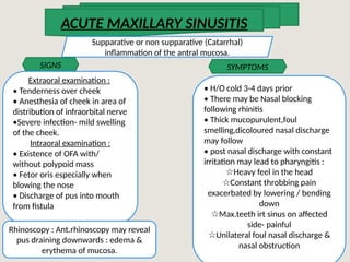 Maxillary sinus powerpoint presentation in detail | PPTX