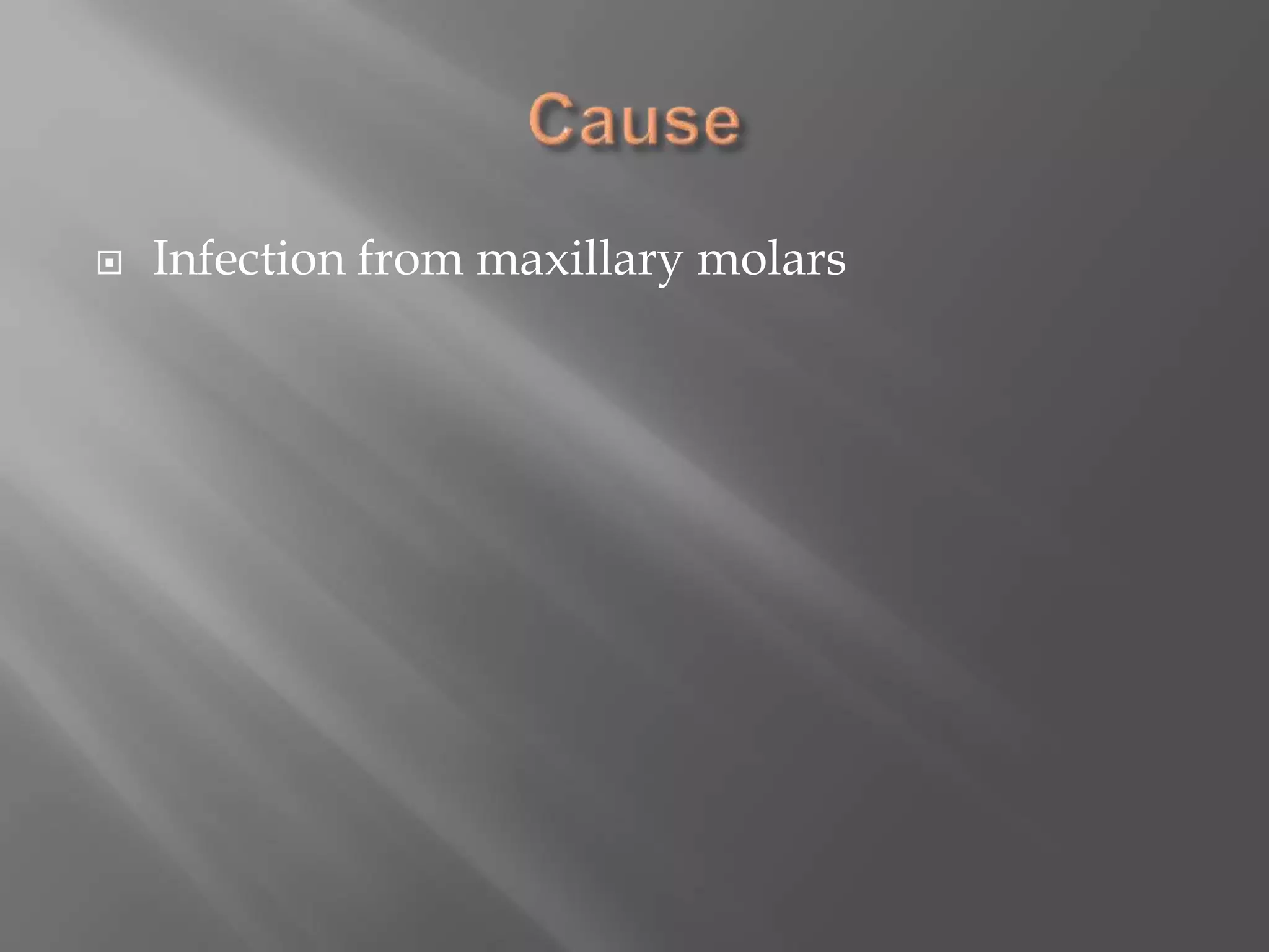 Maxillary space infection | PPTX