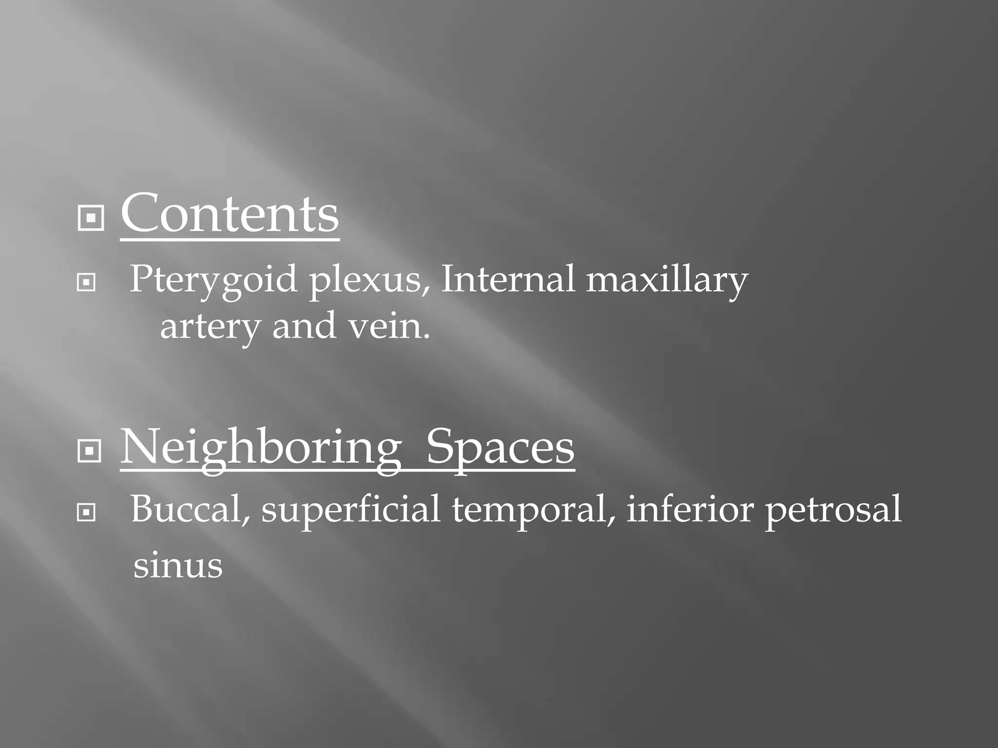 Maxillary space infection | PPTX
