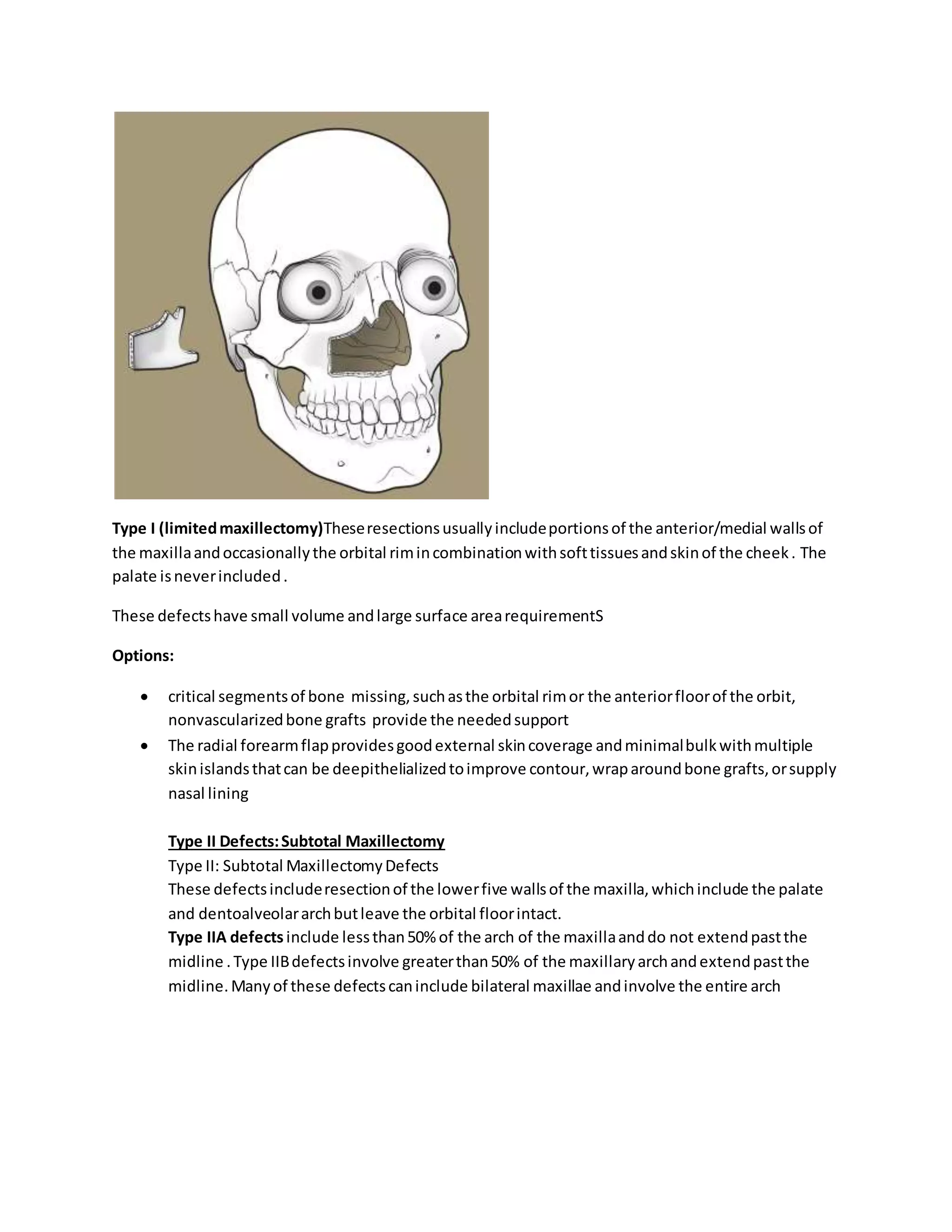 Maxillectomy defect classifications cordeiro | DOCX