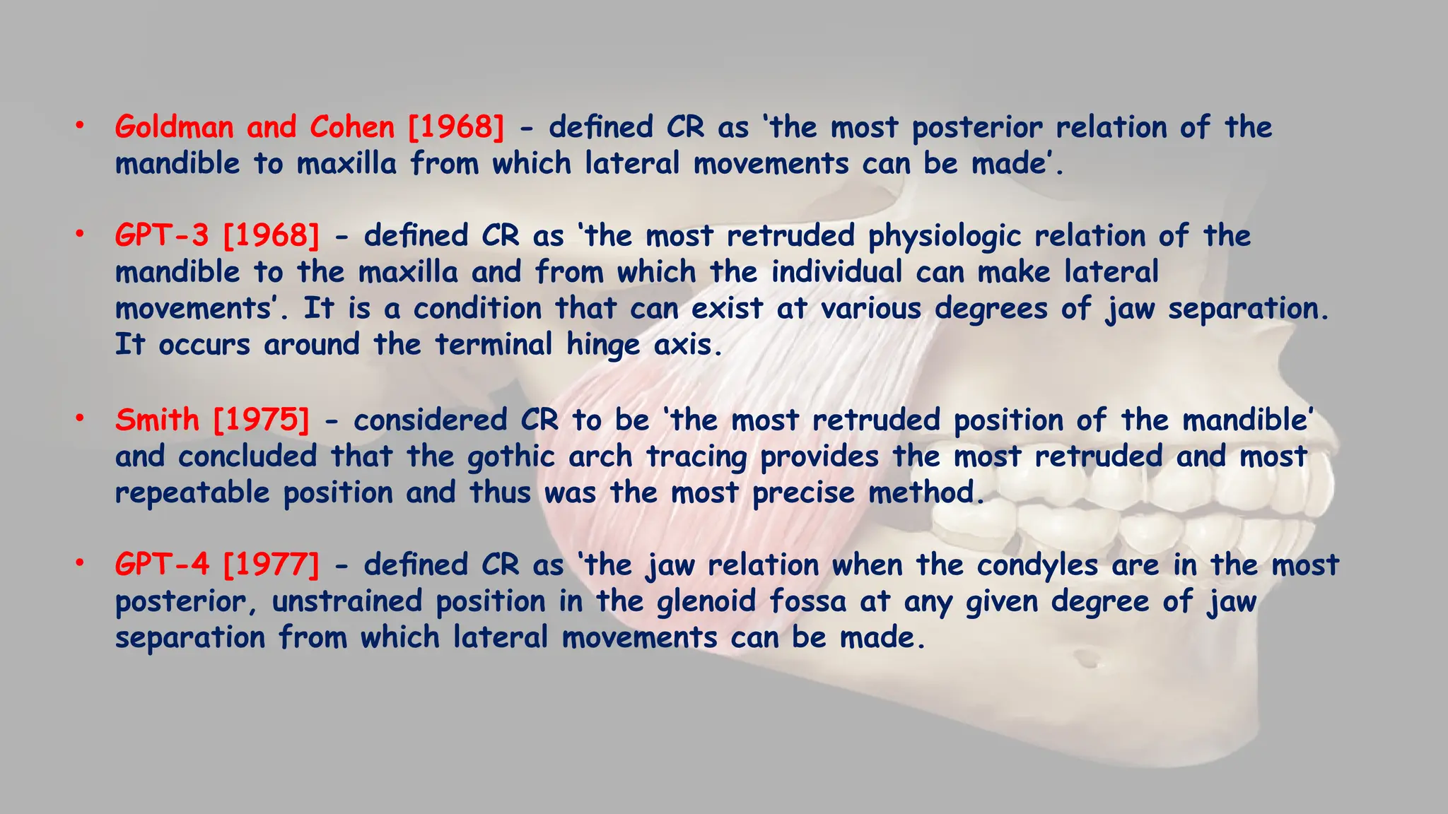MAXILLO-MANDIBULAR RELATIONS IN PROSTHODONTICS | PPTX