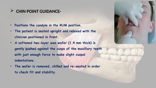 MAXILLO-MANDIBULAR RELATIONS IN PROSTHODONTICS | PPTX