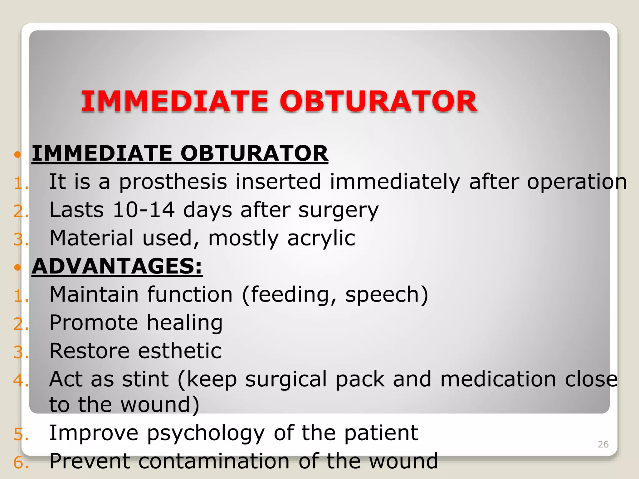 Maxillofacial prosthesis | PPTX