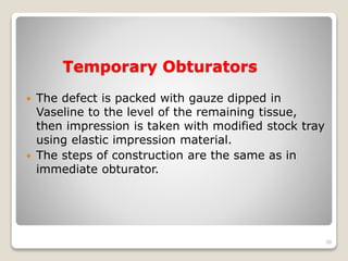 Maxillofacial prosthesis | PPTX