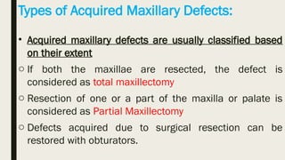 Maxillofacial defects (1).pptx slides and study | PPTX