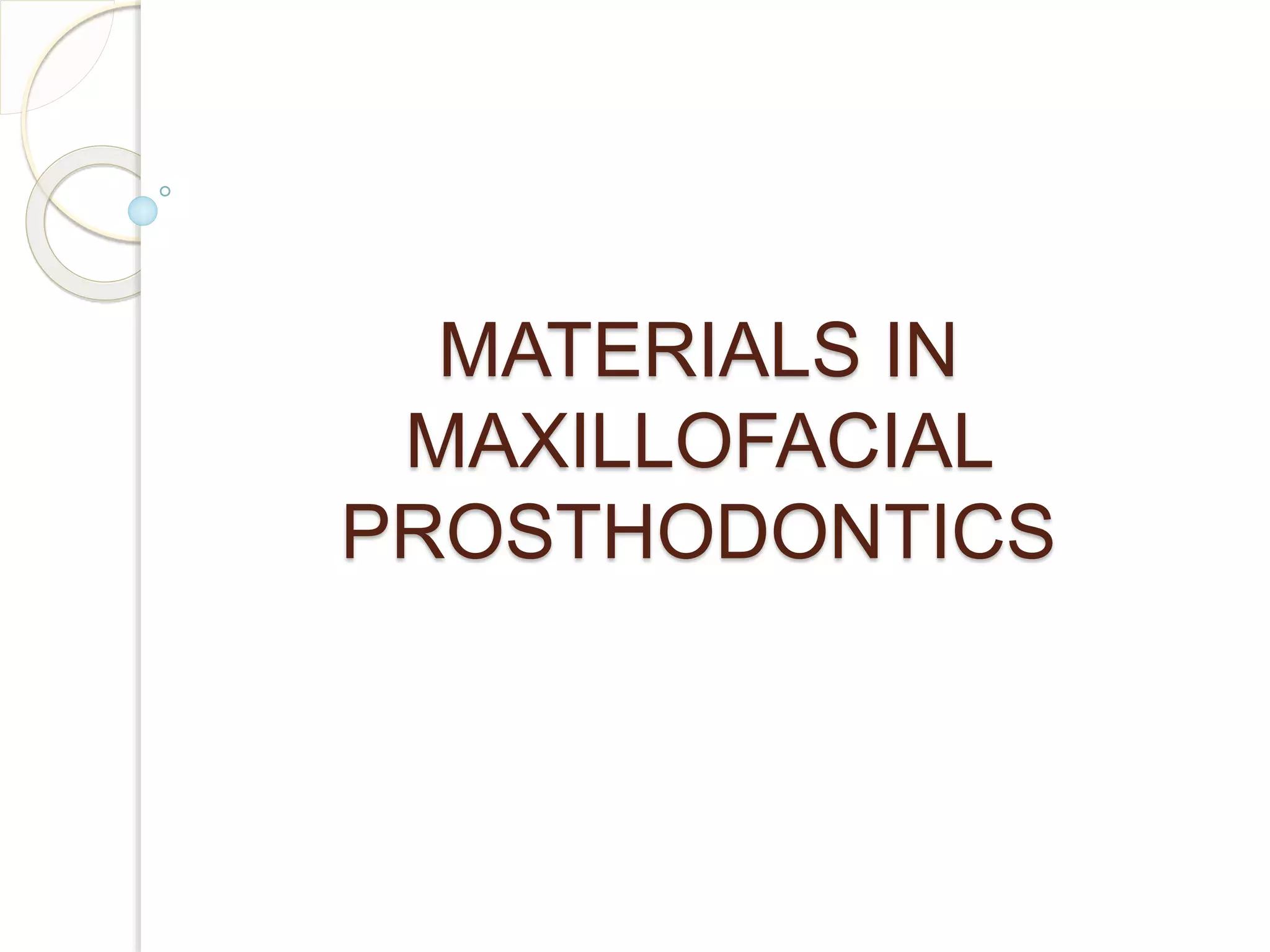 Maxillofacial materials | PPTX