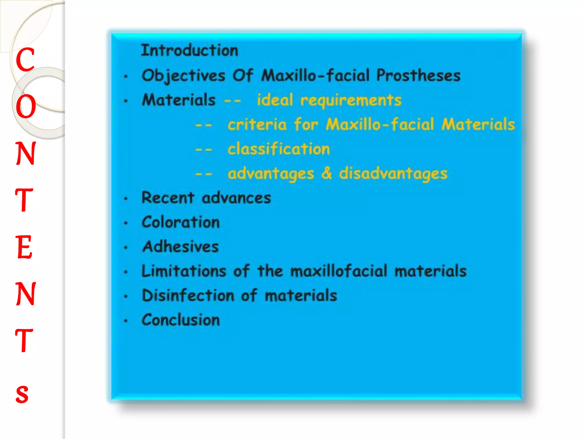 Maxillofacial materials | PPTX