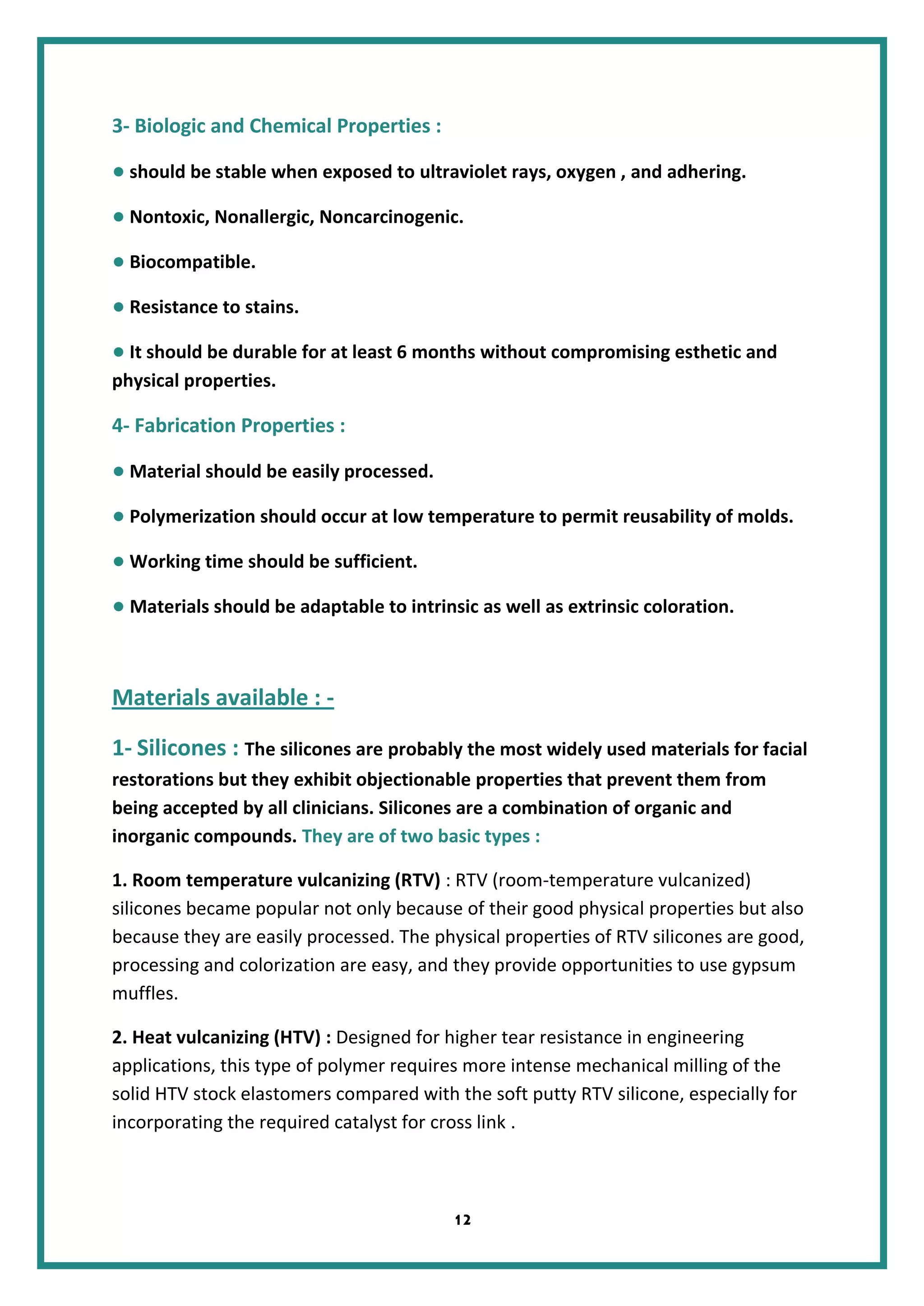 Maxillofacial Prosthesis | PDF