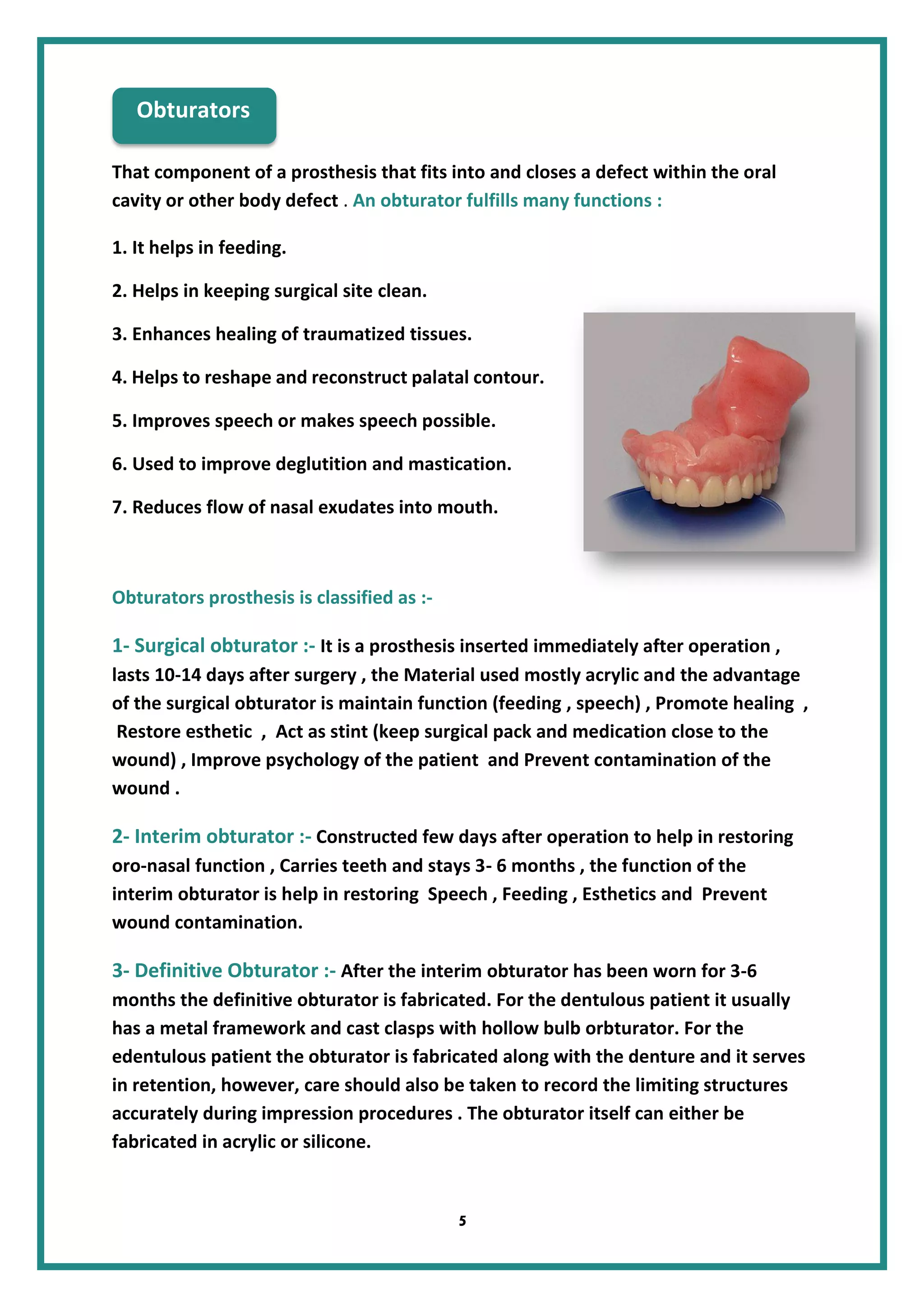 Maxillofacial Prosthesis | PDF