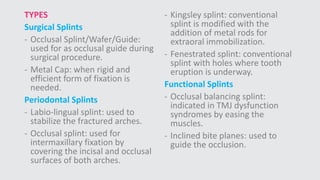 Maxillofacial Prosthetics | Intro & Basics, Obturator, Splint, Intra ...