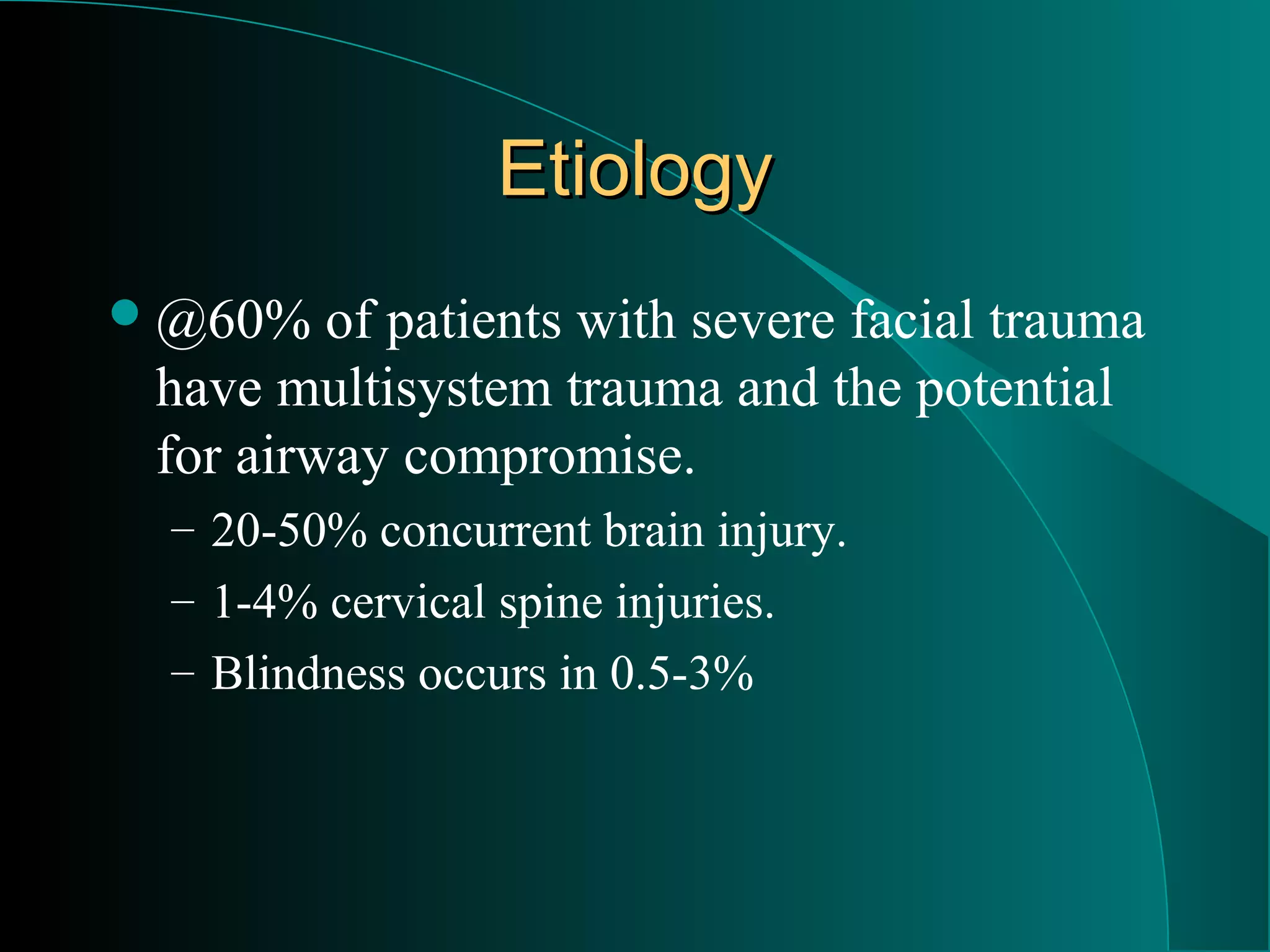 Maxillofacial trauma | PPT