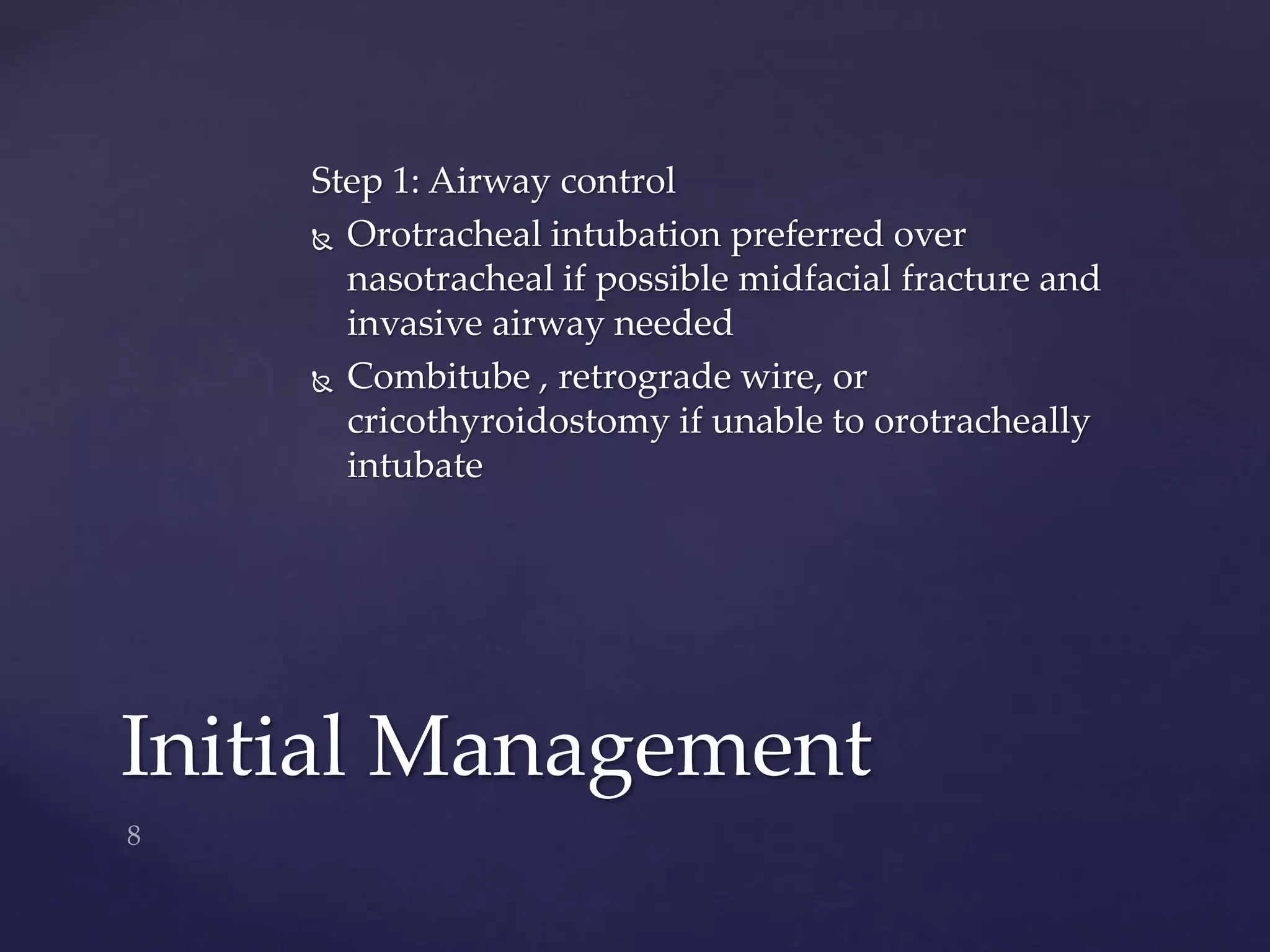 Maxillofacial trauma | PPTX