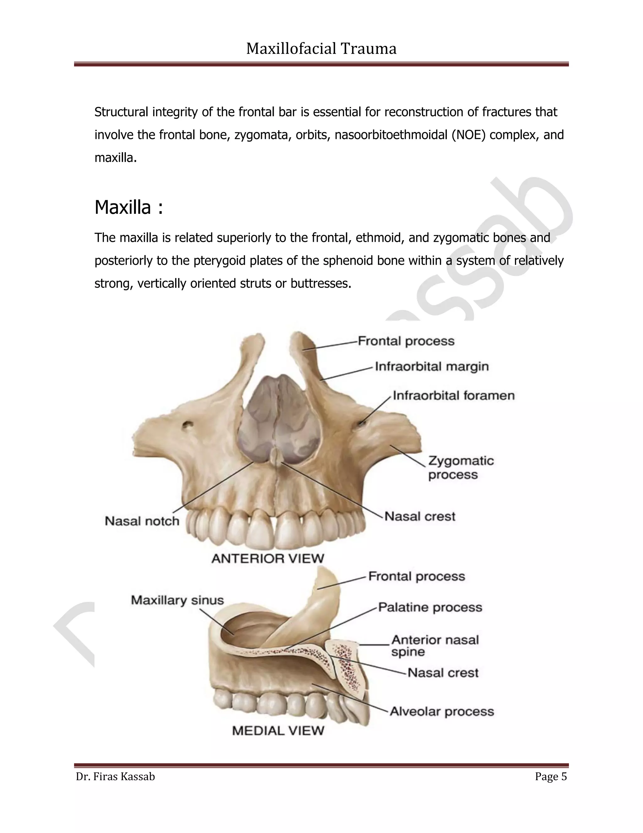 Maxillofacial trauma 1 | PDF