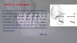 MAXILLO MANDIBULAR RELATIONS IN COMPLETE DENTURE PROSTHODONTICS | PPTX