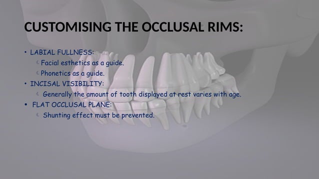 MAXILLO MANDIBULAR RELATIONS IN COMPLETE DENTURE PROSTHODONTICS | PPTX