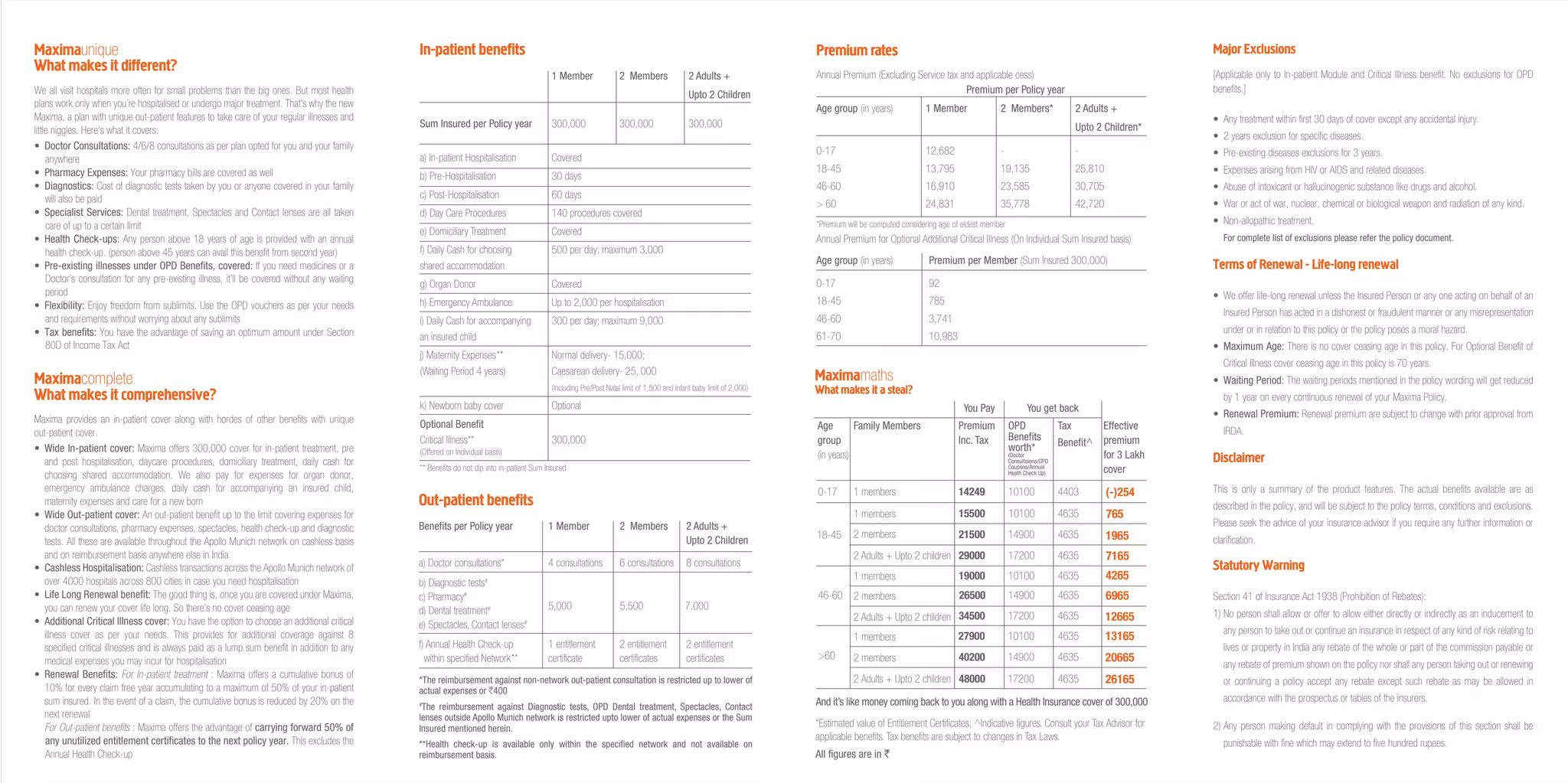 Apollo Munich Maxima Brochure | PDF