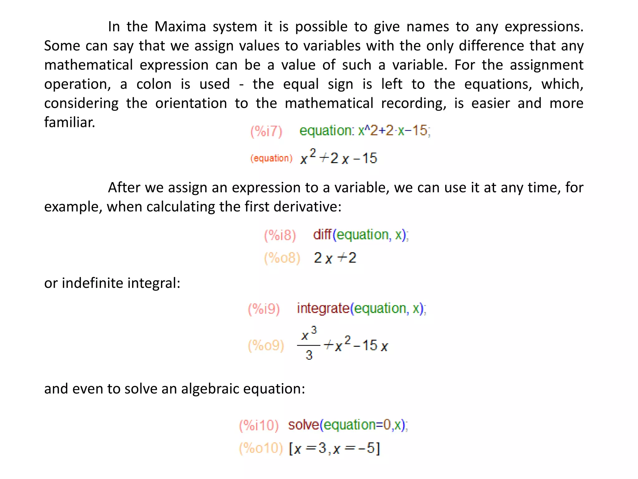 Maxima - minimalism in mathematics | PDF | Programming Languages | Computing