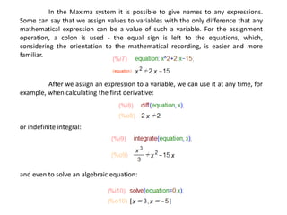 Maxima - minimalism in mathematics | PDF | Programming Languages | Computing