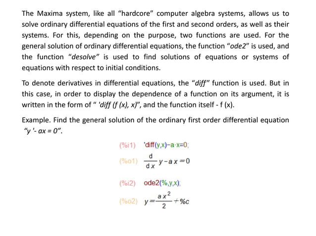 Maxima - minimalism in mathematics | PDF | Programming Languages | Computing