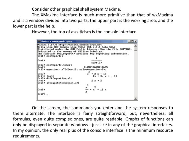 Maxima - minimalism in mathematics | PDF | Programming Languages ...