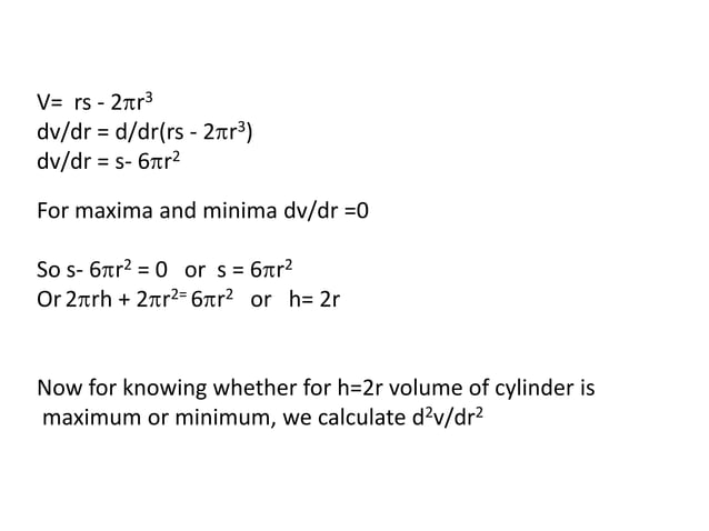 Maxima and minima | PPTX | Physics | Science