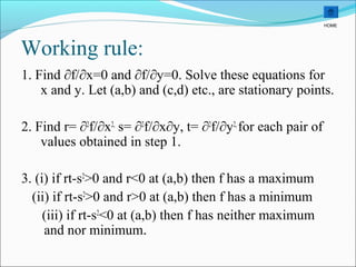 Maxima and minima | PPT