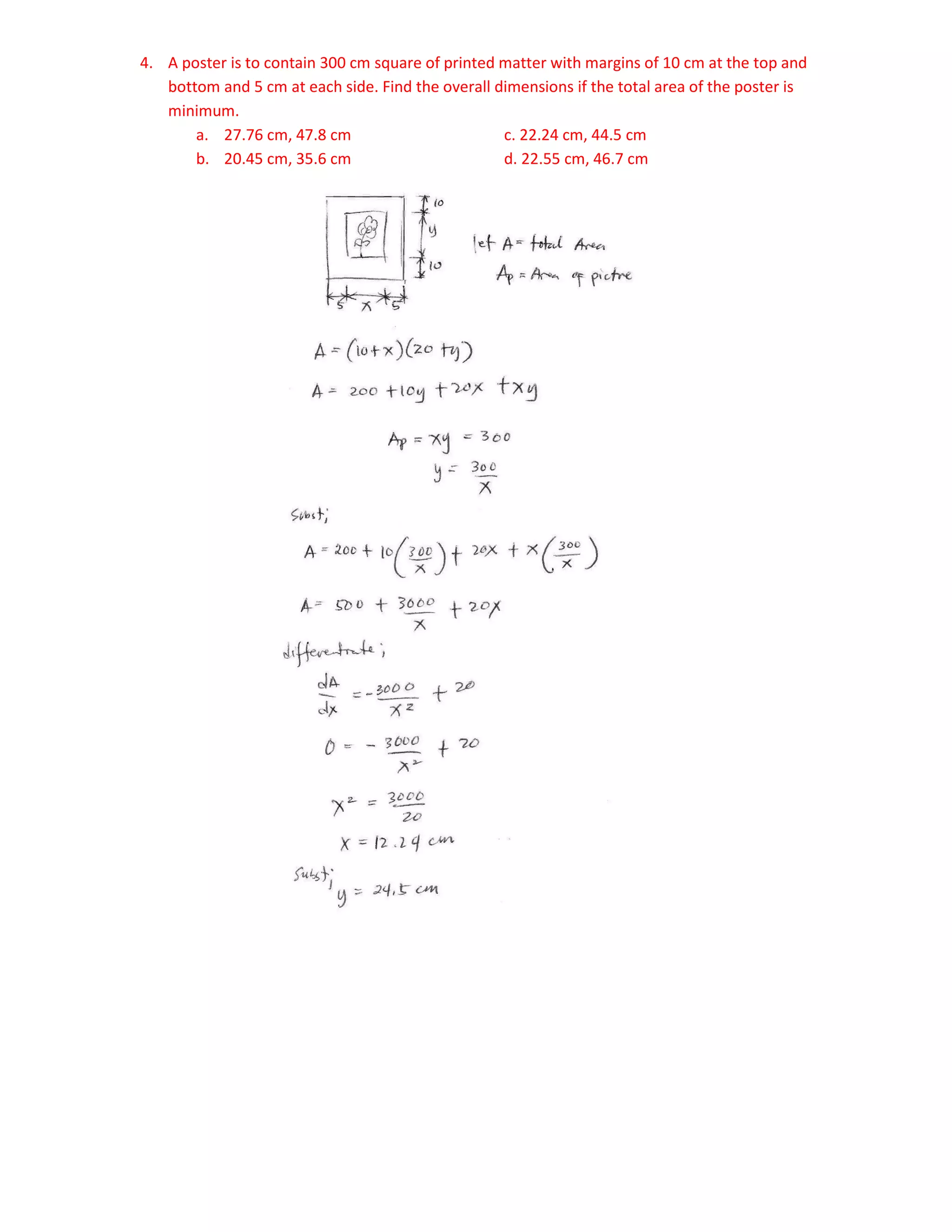 Maxima and minima 01 | PDF