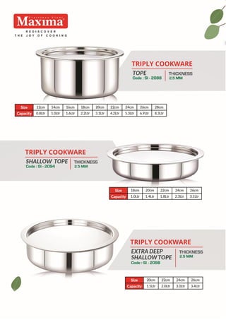 Stainless steel cookware | PDF