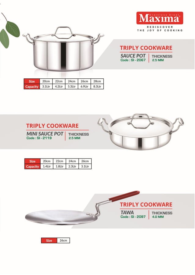 Stainless steel cookware | PDF