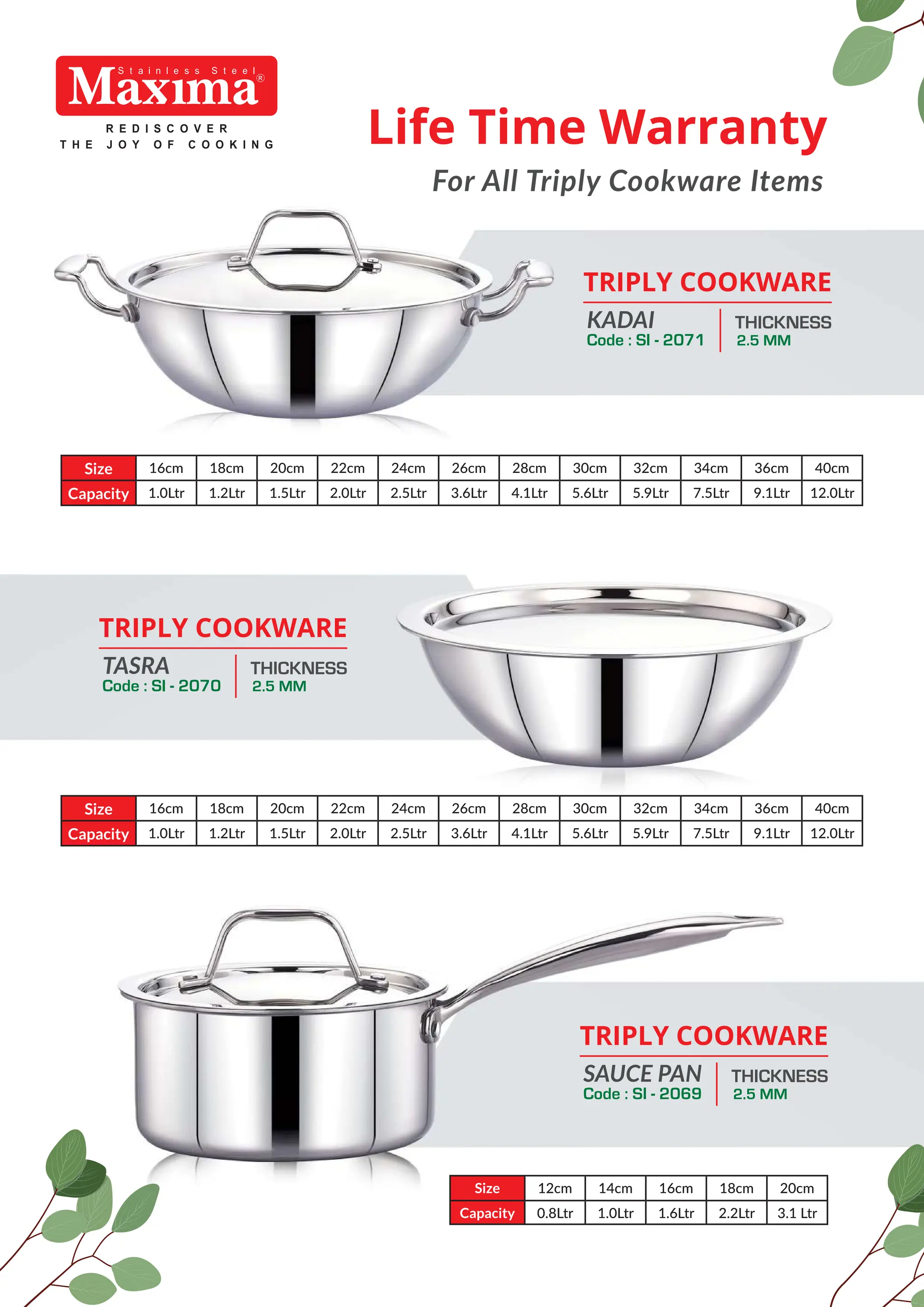 Maxima's Finest Collection of Innovative Cookware | PDF