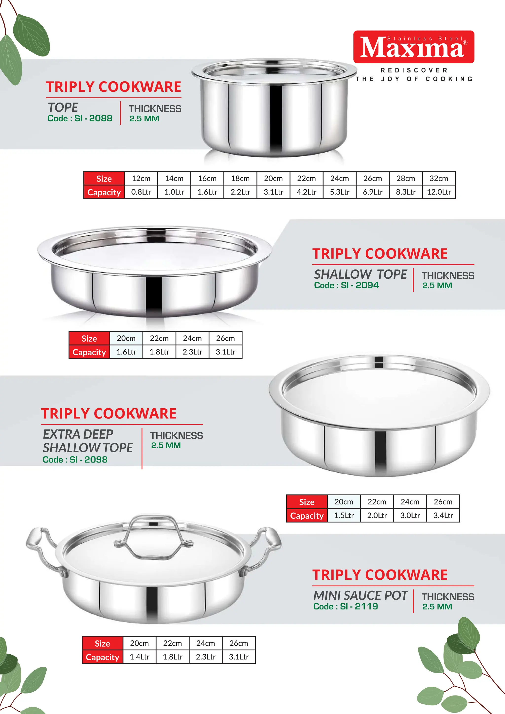 Maxima's Finest Collection of Innovative Cookware | PDF