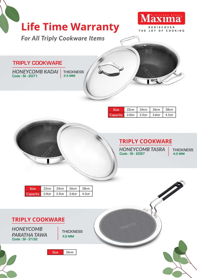 Maxima's Finest Collection of Innovative Cookware | PDF