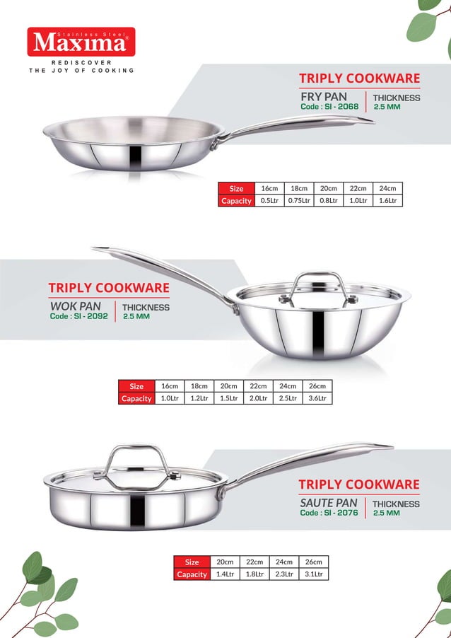 Maxima's Finest Collection of Innovative Cookware | PDF