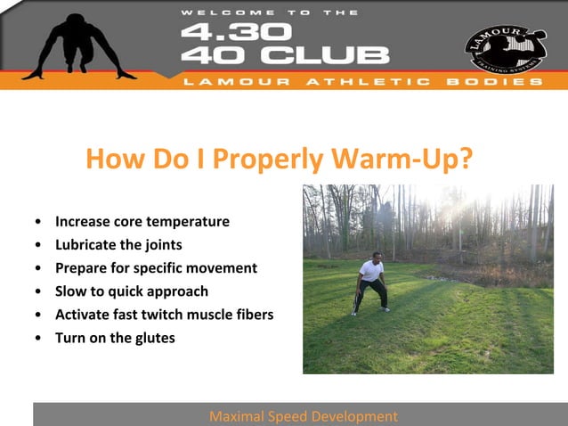 Maximal Development Of Speed | PPT