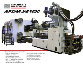 Milacron Maxima MG 4000 | PDF