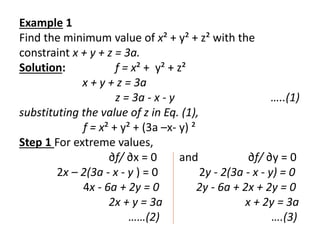 Maxima & Minima of Calculus | PPT