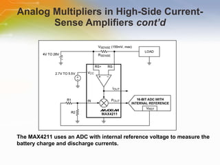 Analog Multiplier Improves the Accuracy of High-Side Current-Sense ...