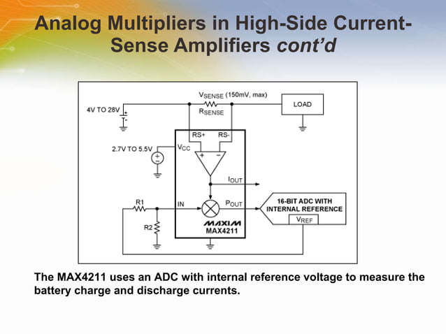 Analog Multiplier Improves the Accuracy of High-Side Current-Sense ...
