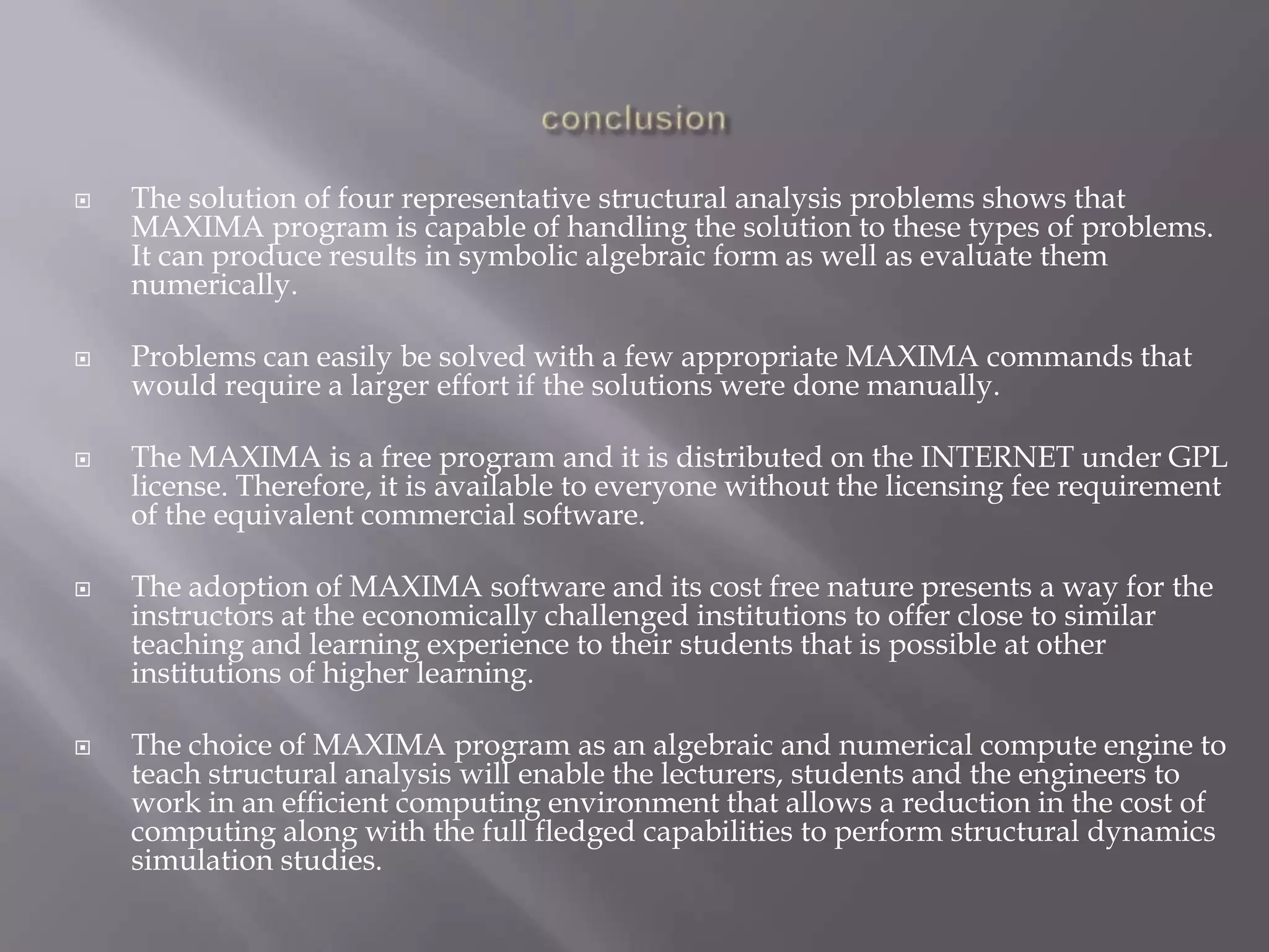 Maxima presentation | PPTX