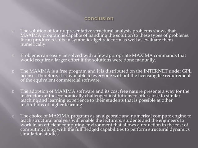 Maxima presentation | PPTX