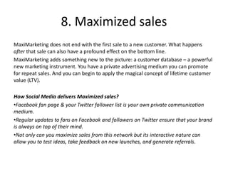 MaxiMarketing & Social Media | PPTX | Social Networking | Internet