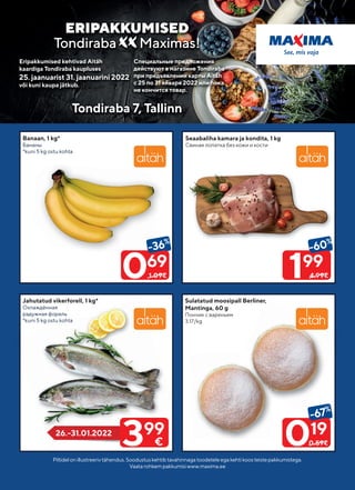 Maxima tondiraba 25 31.01