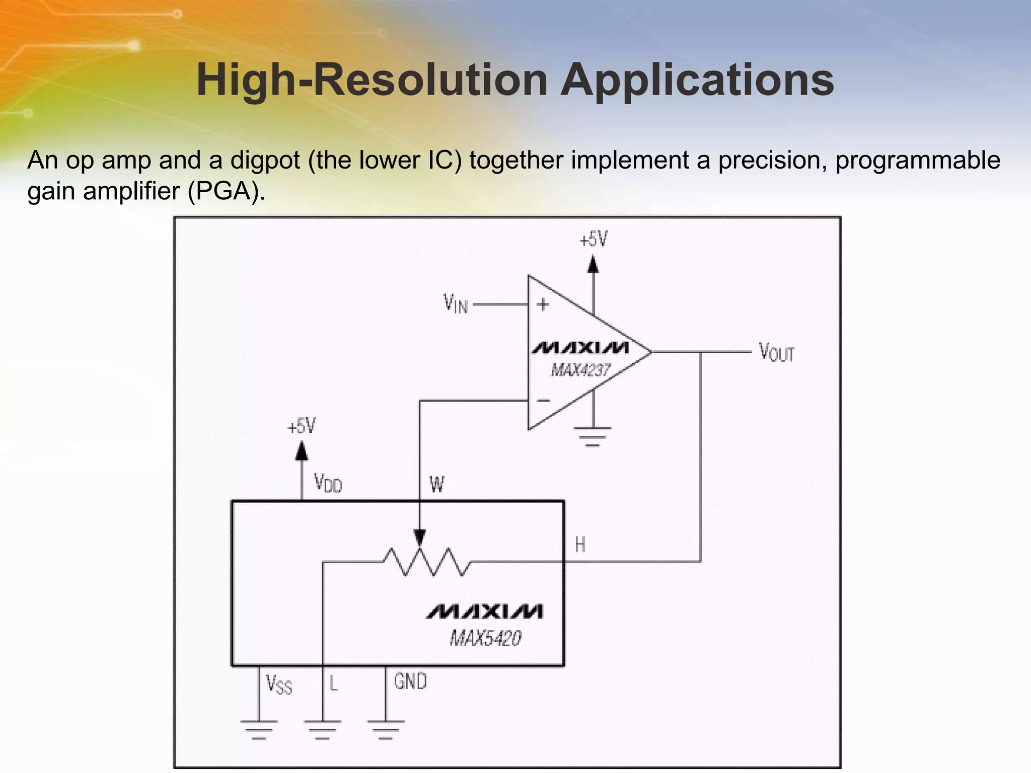 Digital Potentiometers Replace Mechanical Potentiometers | PPT