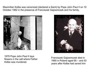Saint Maximilian Kolbe | PPT