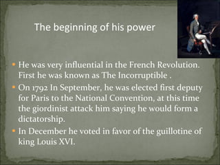 Maximilien robespierre | PPT