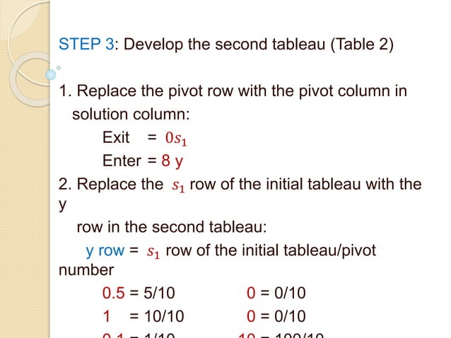 Maximization simplex method | PPTX