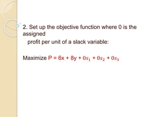 Maximization simplex method | PPTX